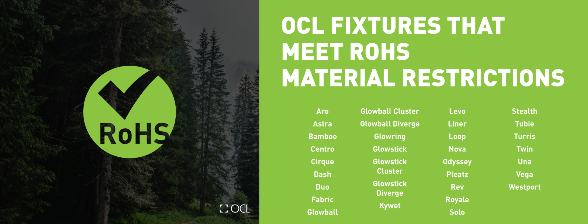 OCL Products Now Meet RoHS Materials Restrictions - OCL Architectural ...