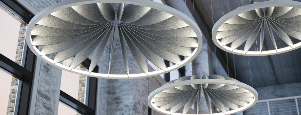 NEW OBJECTS: PETALS™ & PETALS™ ACOUSTIC - OCL Architectural Lighting