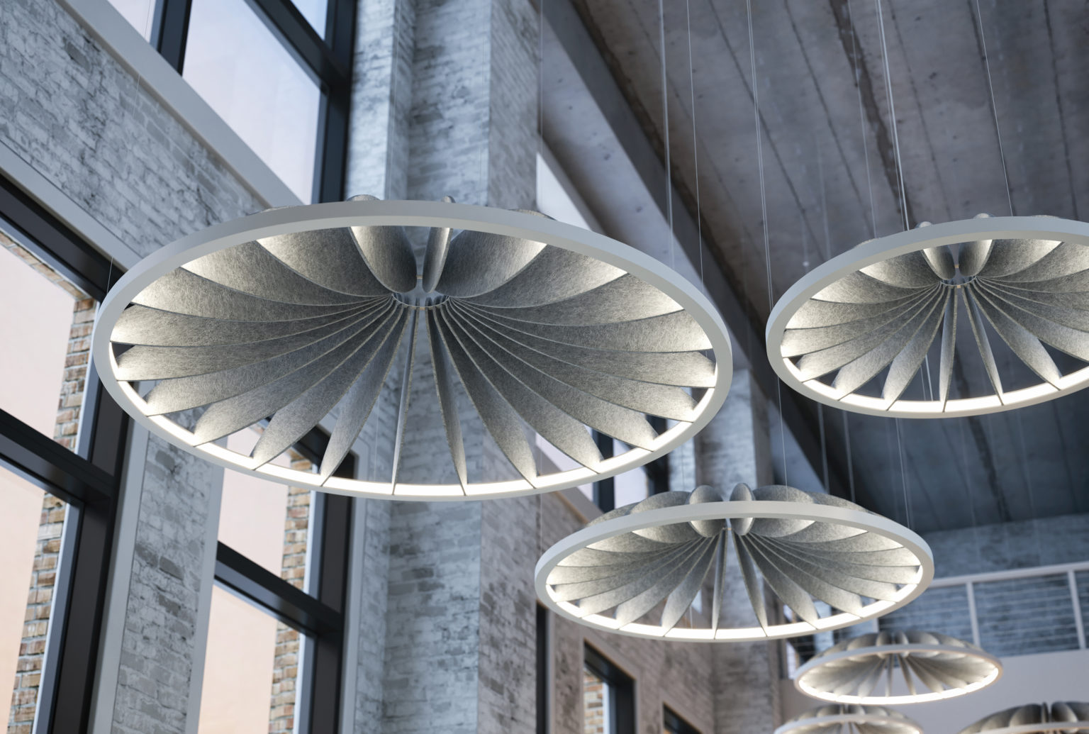 NEW OBJECTS: PETALS™ & PETALS™ ACOUSTIC - OCL Architectural Lighting