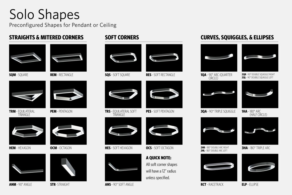 SOLO SHAPES: THE SECRET MENU REVEALED! - OCL Architectural Lighting